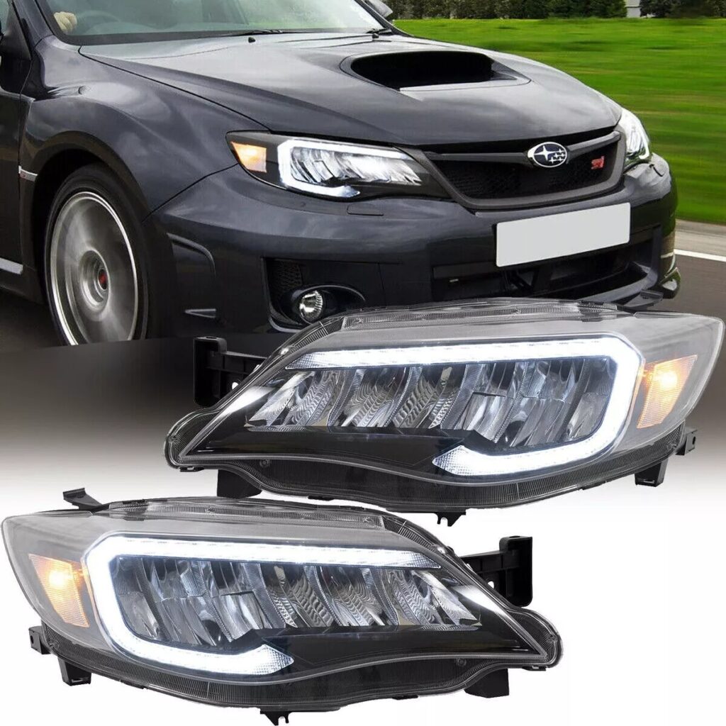 Headlights For Subaru WRX Impreza 2008 - 2013 | VLAND Australia