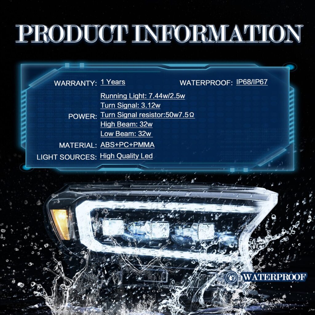 Headlights For Ford Ranger 2015 - 2021 | VLAND Australia