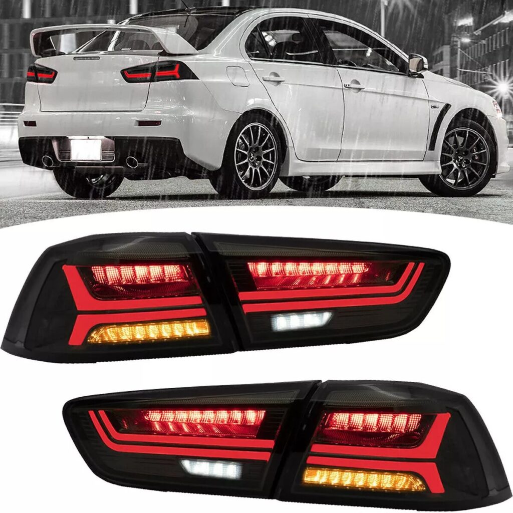Tail Lights For Mitsubishi Lancer 2008 - 2020 Pair Non-animation ...