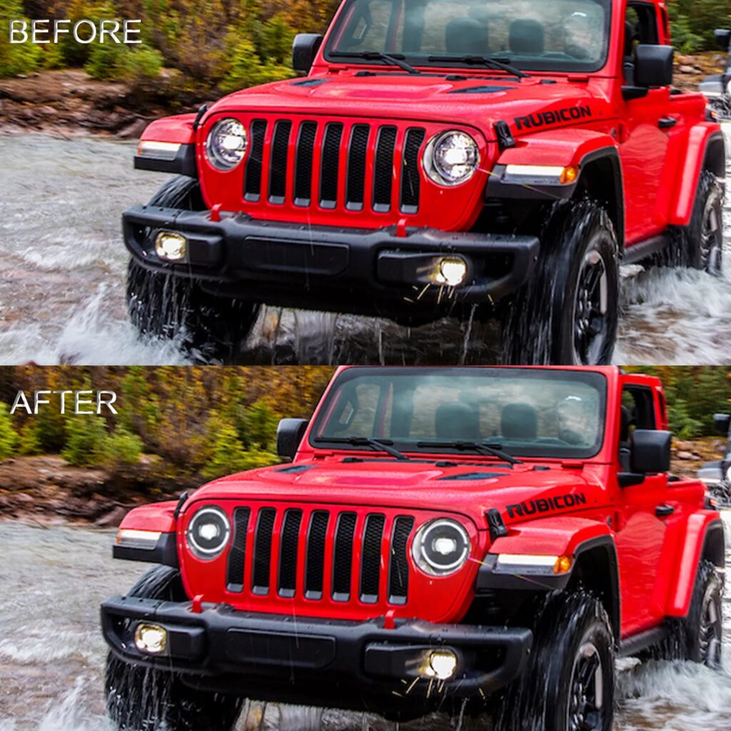 Headlights For 2018-2023 Jeep Wrangler JL JLU JT Rubicon Front Lamp ...