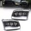 VLAND Clear Headlights Assembly For 2009-2021 Dodge RAM 1500 2500 3500 ...