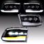 VLAND Clear Headlights Assembly For 2009-2021 Dodge RAM 1500 2500 3500 ...
