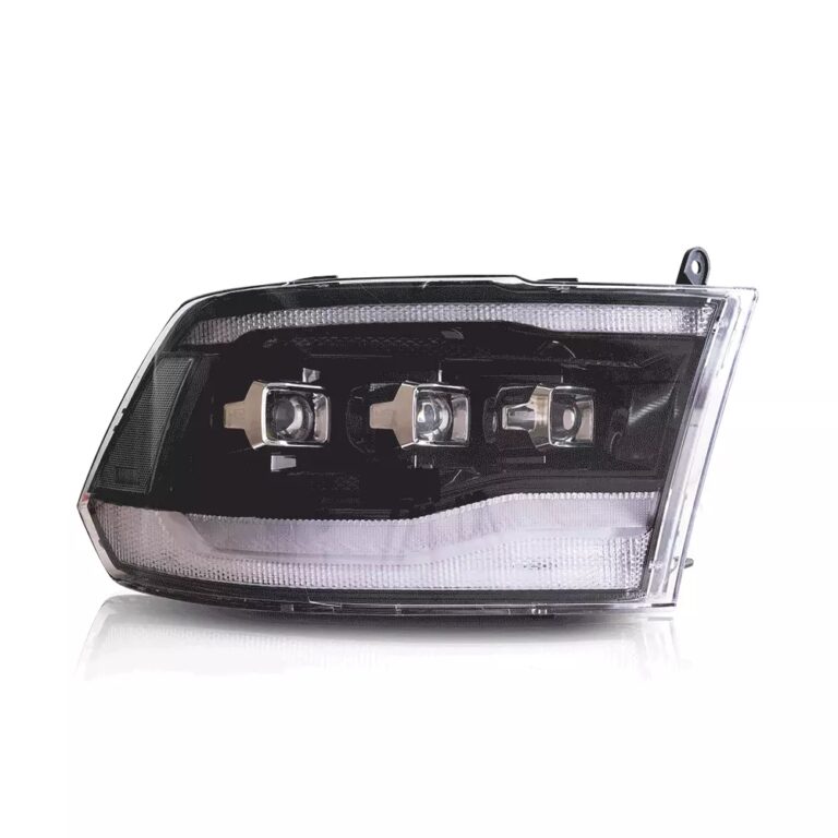 VLAND Clear Headlights Assembly For 2009-2021 Dodge RAM 1500 2500 3500 ...